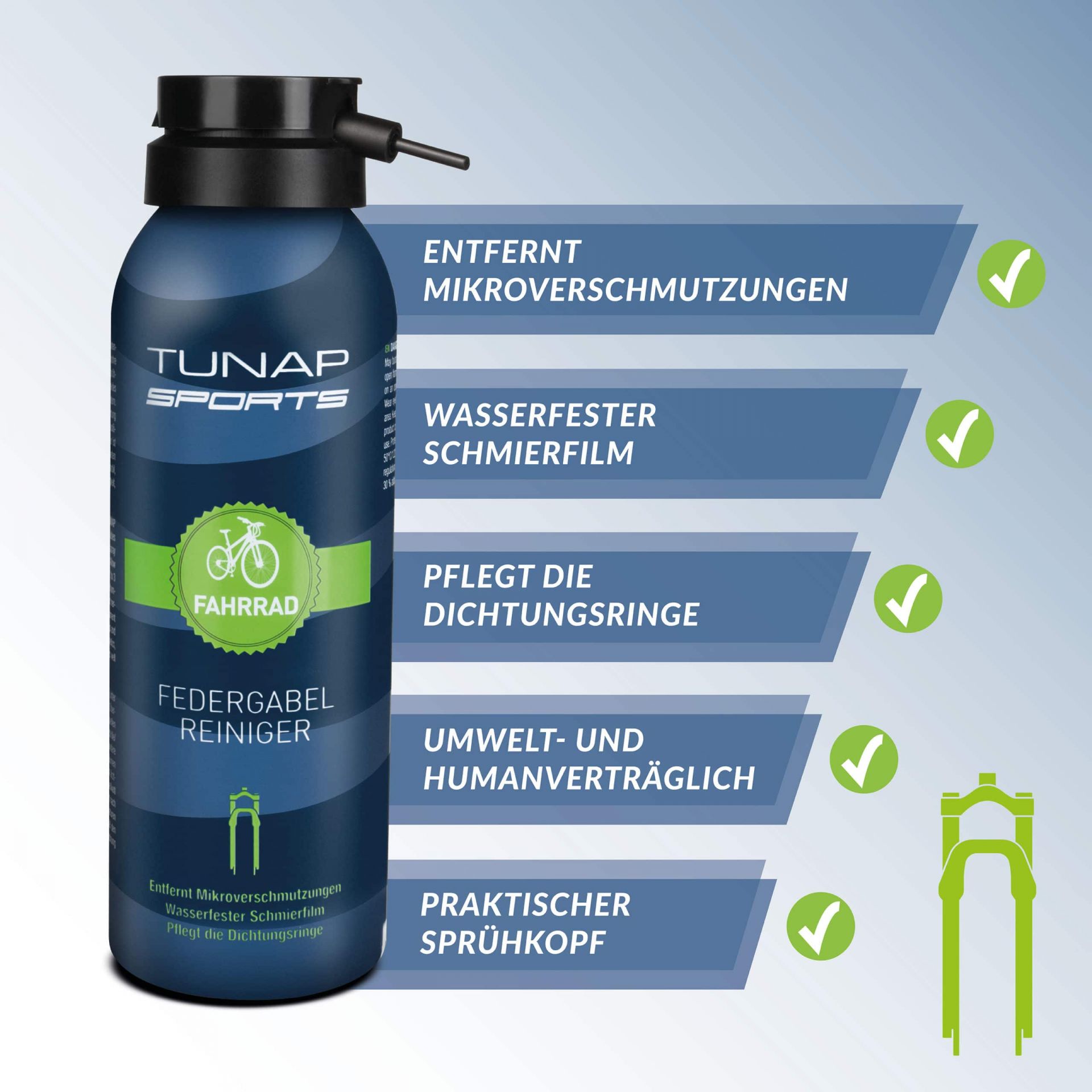 Tunap Sports Federgabelreiniger Spray 125ml | 14936