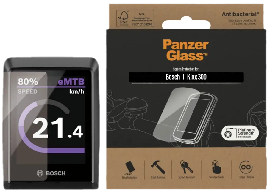 Panzer Glass Screen Protection für Bosch Kiox 300 Display | 18904